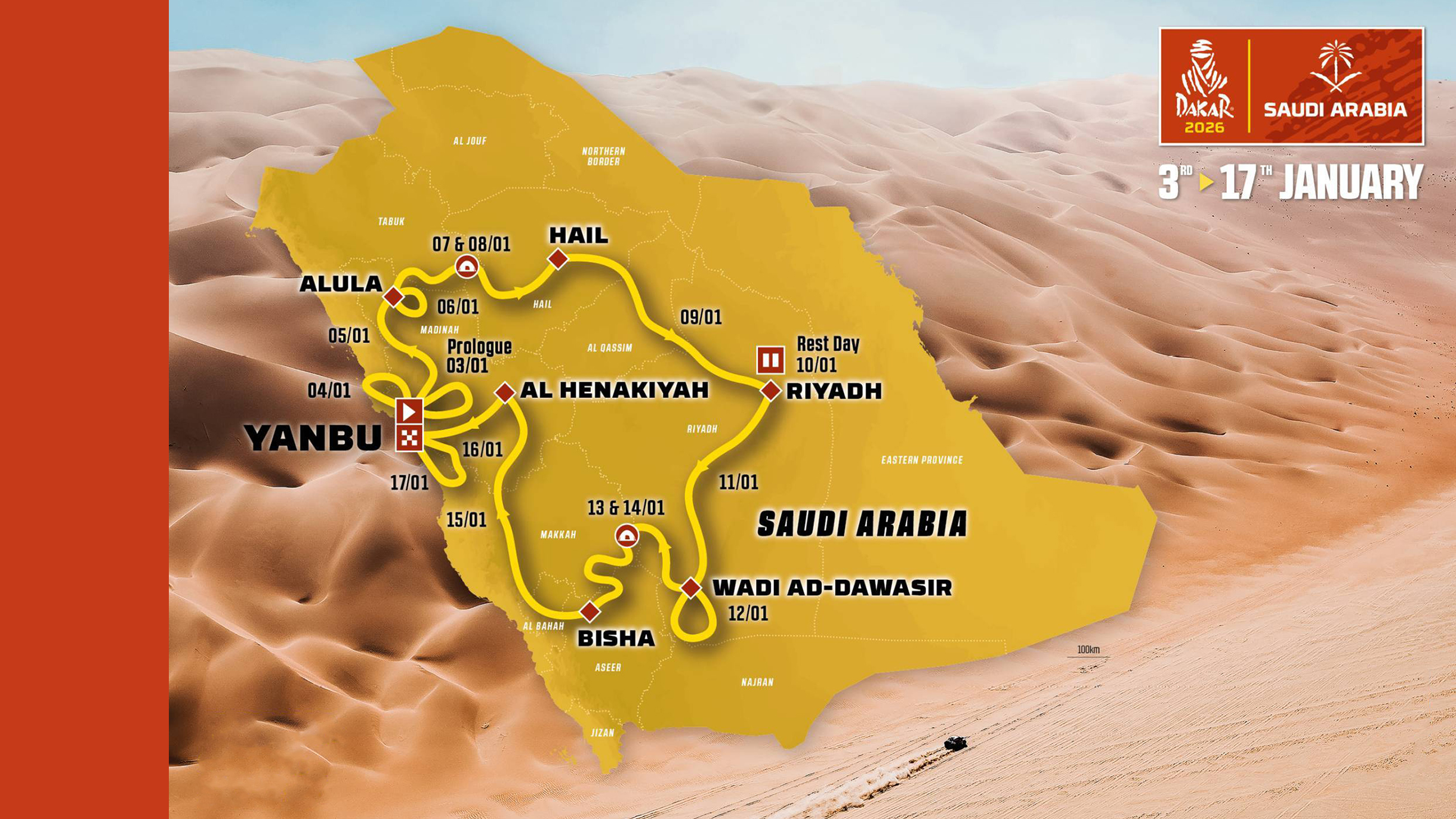2026 m. sausio 3–17 d. Dakaro ralis - Lietuvos sporto enciklopedija